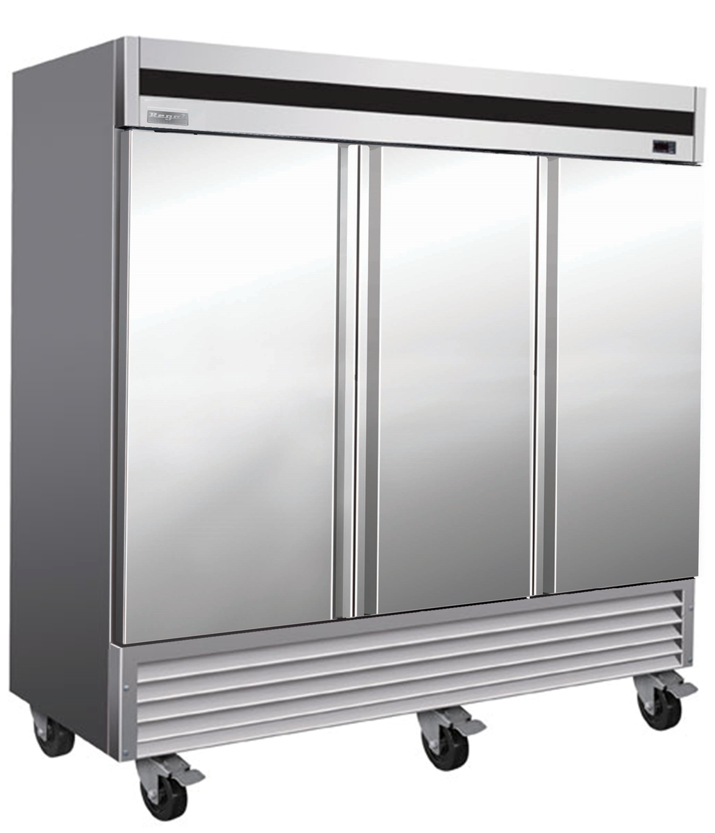 RVR-81 | 81" Stainless Steel Solid Door Reach-In Refrigerator – Regal ...